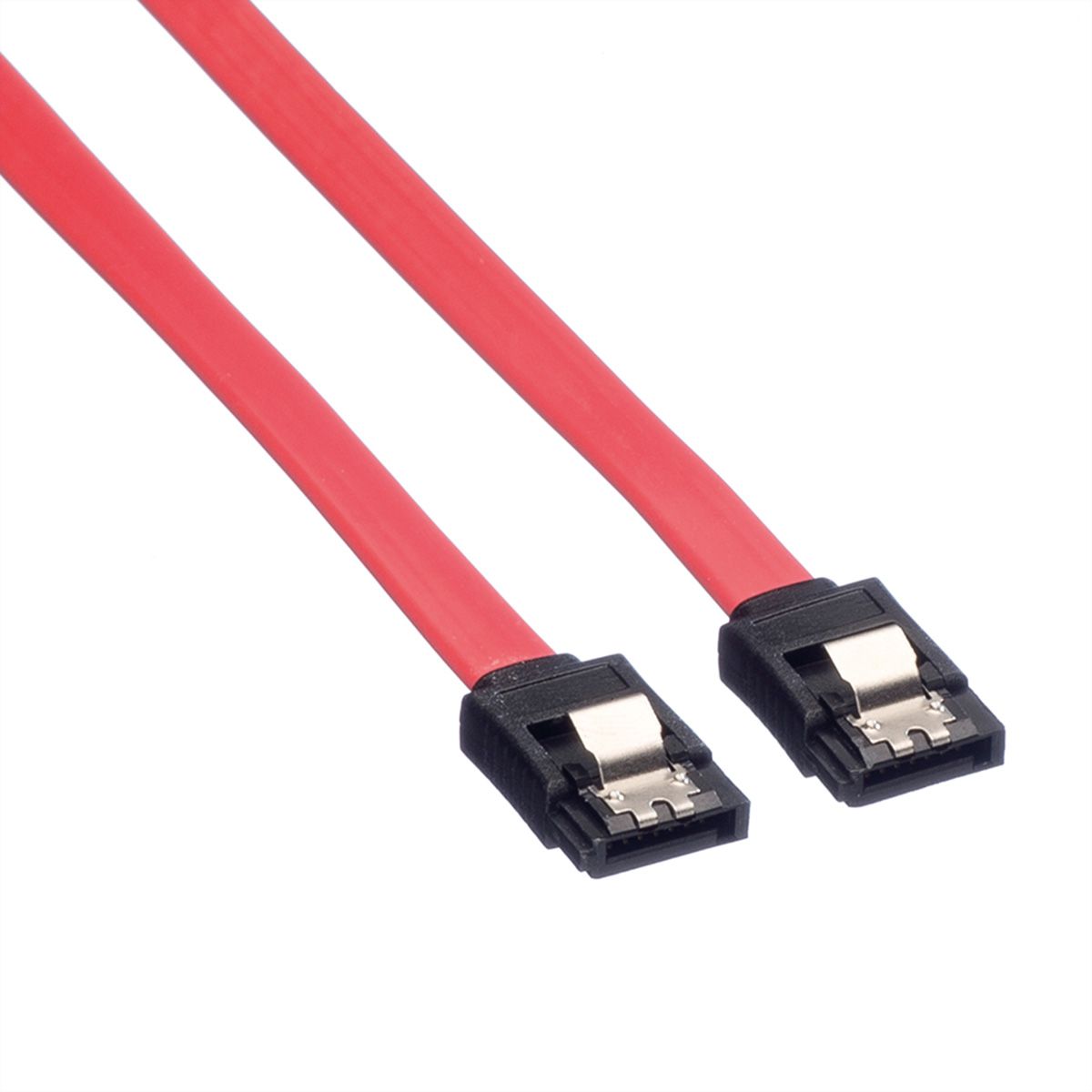 VALUE Internes SATA 6 0 Gbit s HDD Kabel Mit Schnappverschluss 0 5 M