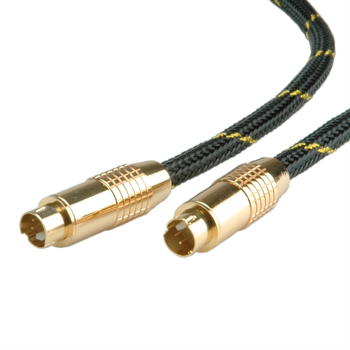 ROLINE GOLD S-Video Kabel, ST/ST, 10 m - SECOMP AG
