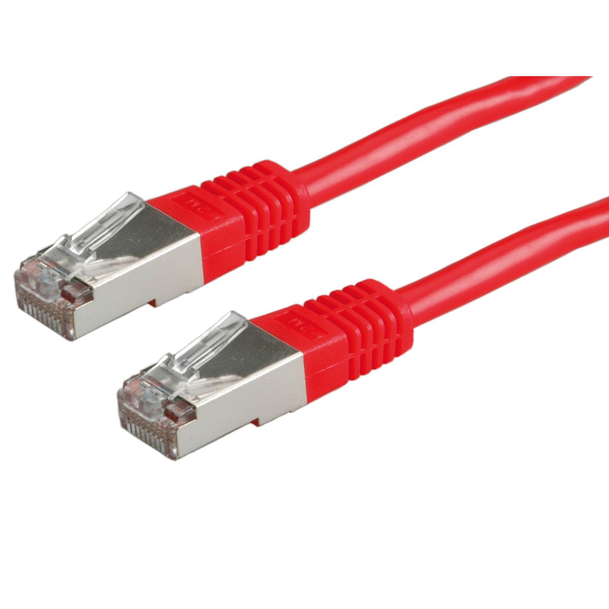 VALUE Patchkabel Cat.6 (Class E) S/FTP (PiMF), rot, 10 m - SECOMP AG