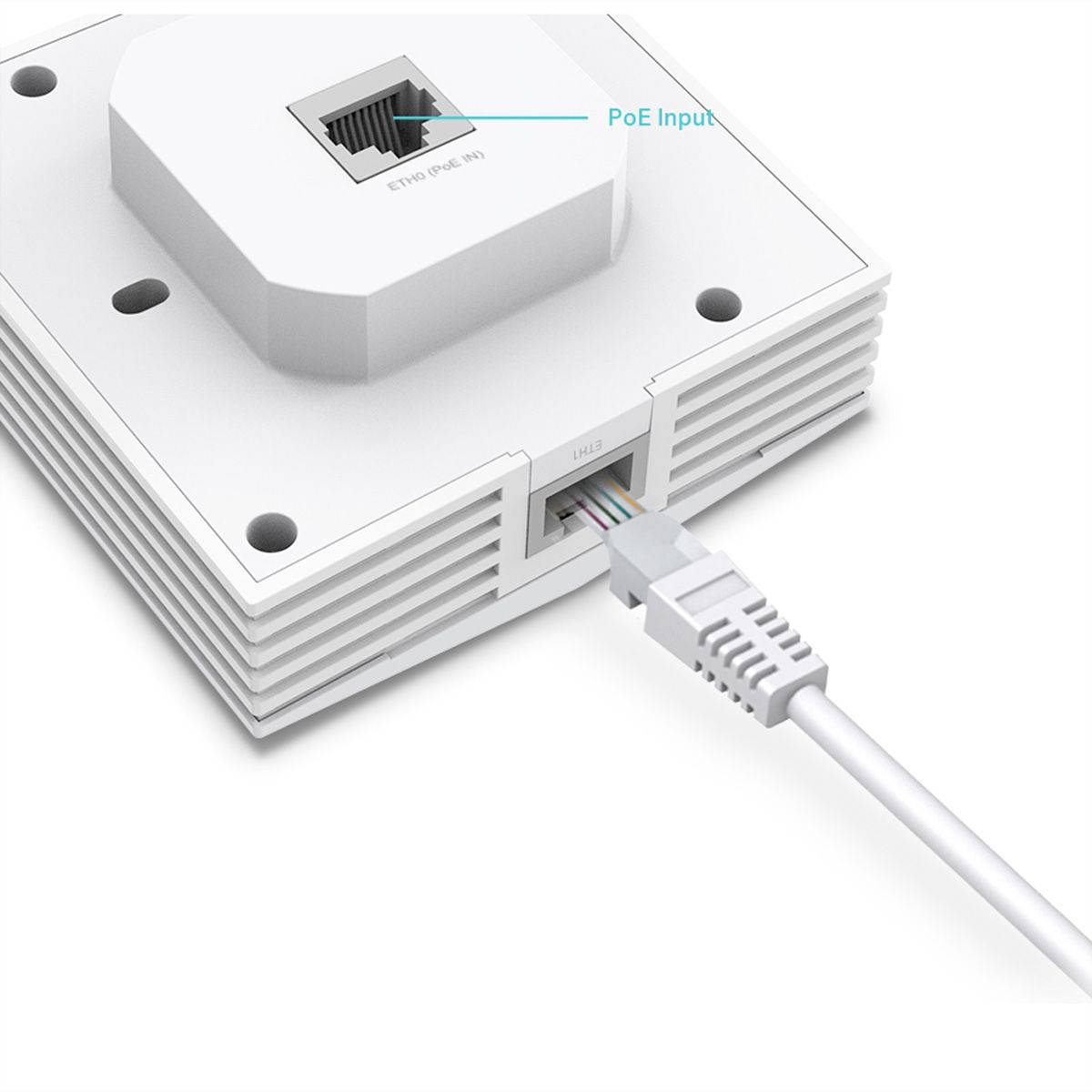 TP-Link EAP650-Wall Access Point , 2× Gigabit RJ45 Port, Dual-Band ...