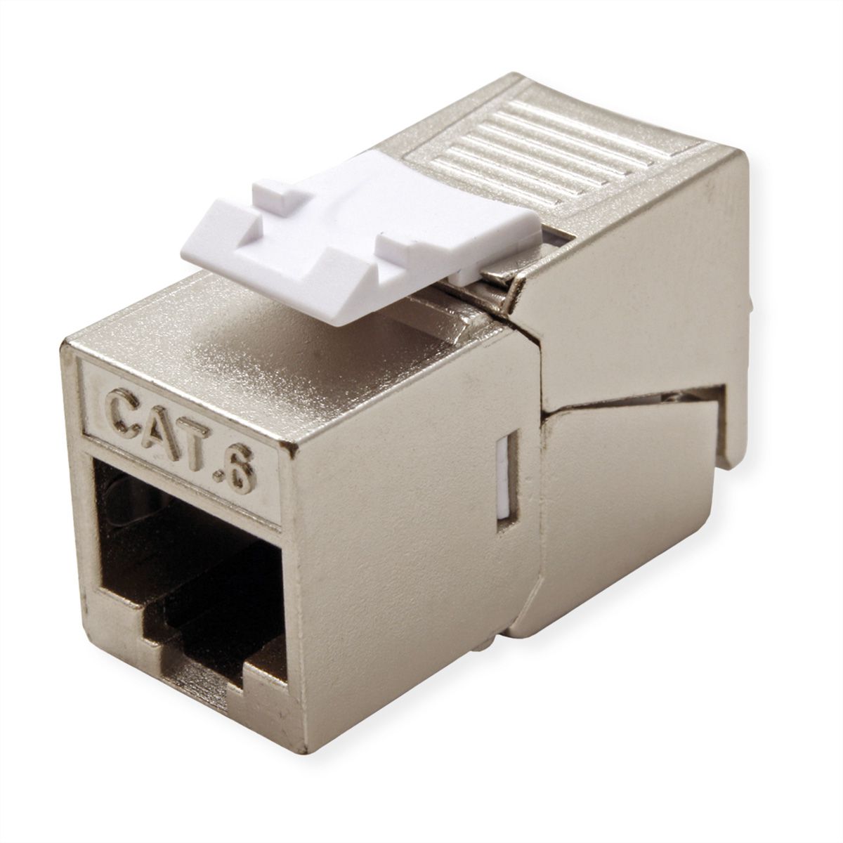 ROLINE Cat.6 (Class E) Keystone, geschirmt, werkzeuglos, SLIM ...
