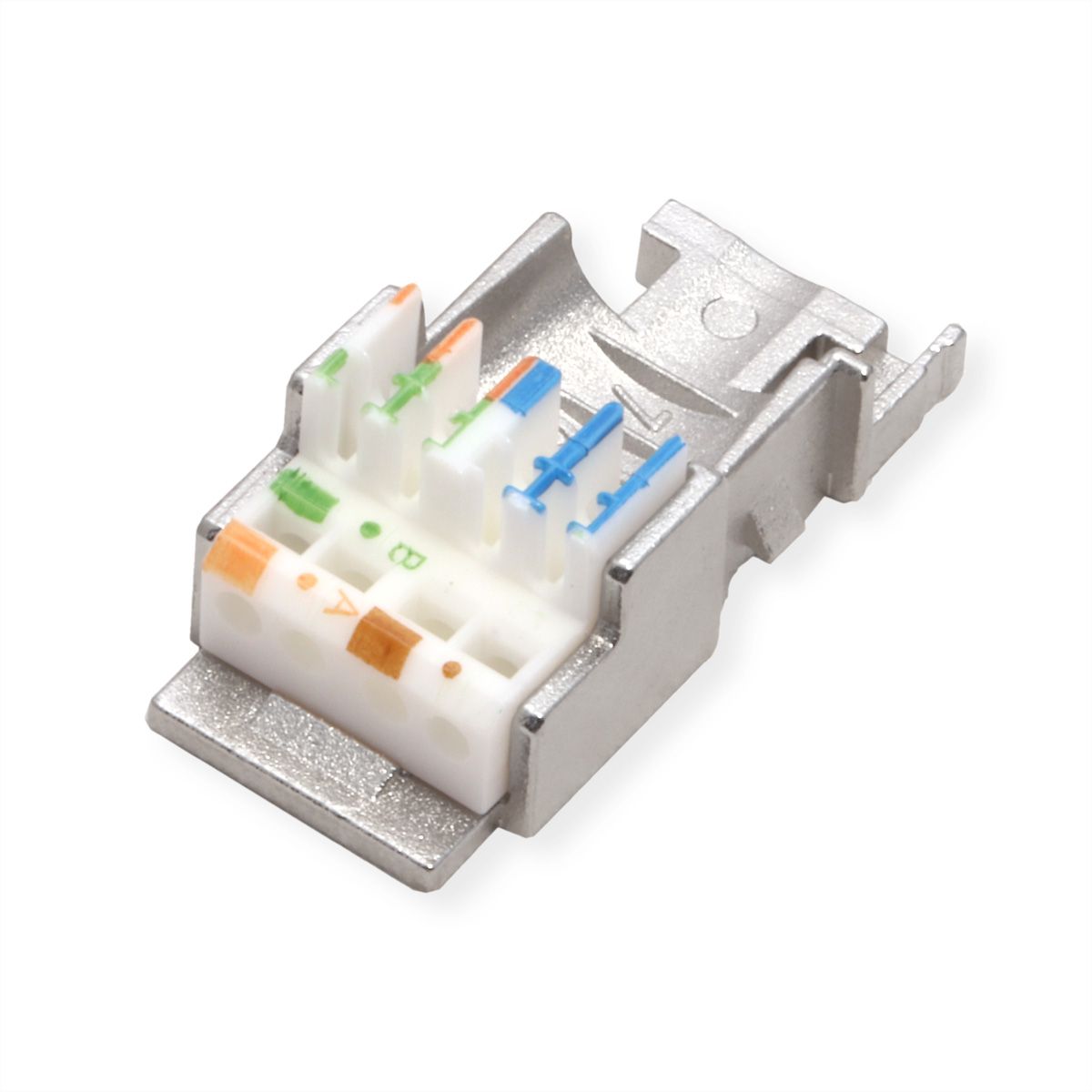 METZ CONNECT E-DAT Modul Cat.6A (Class EA), Kabelmontage ohne Werkzeug ...