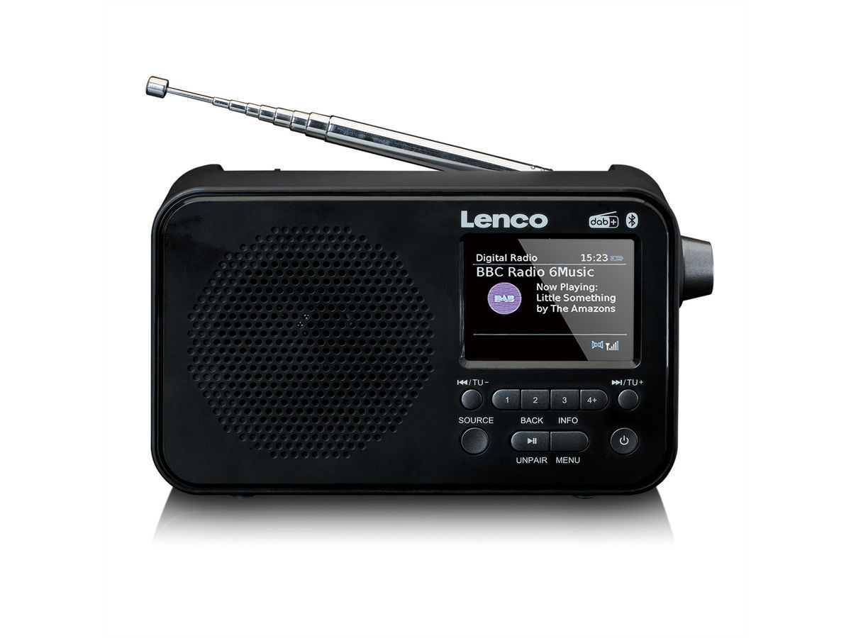 Lenco DAB+ Radio PDR-036BK, noir - SECOMP AG