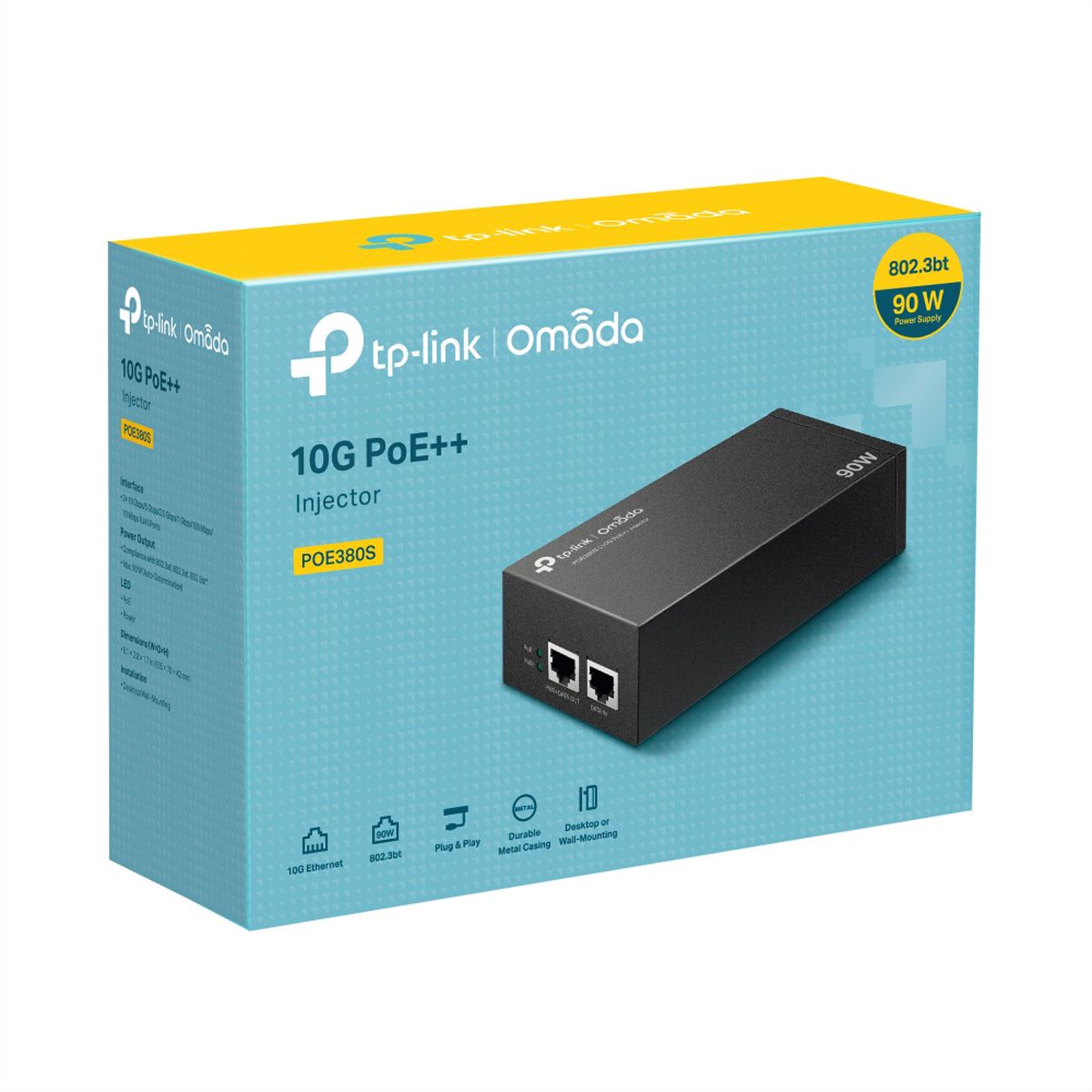 TP-Link POE380S Omada PoE++ Injektor - SECOMP AG