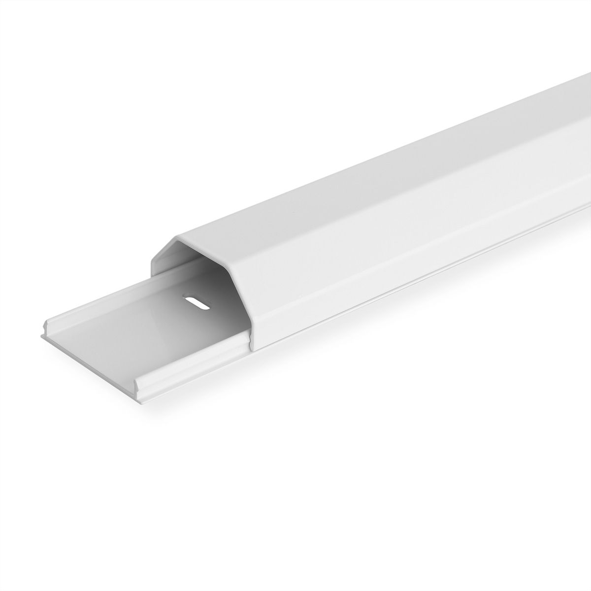 ROLINE Canal de câbles alu, 50x26mm, blanc, 1,1 m - SECOMP AG